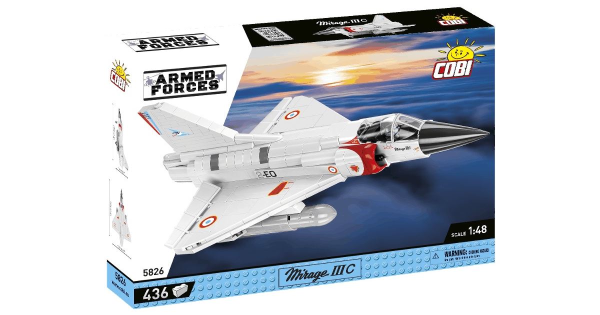 Cobi 5826 Francouzský stíhací letoun Mirage IIIC Cigognes | Legenio ...