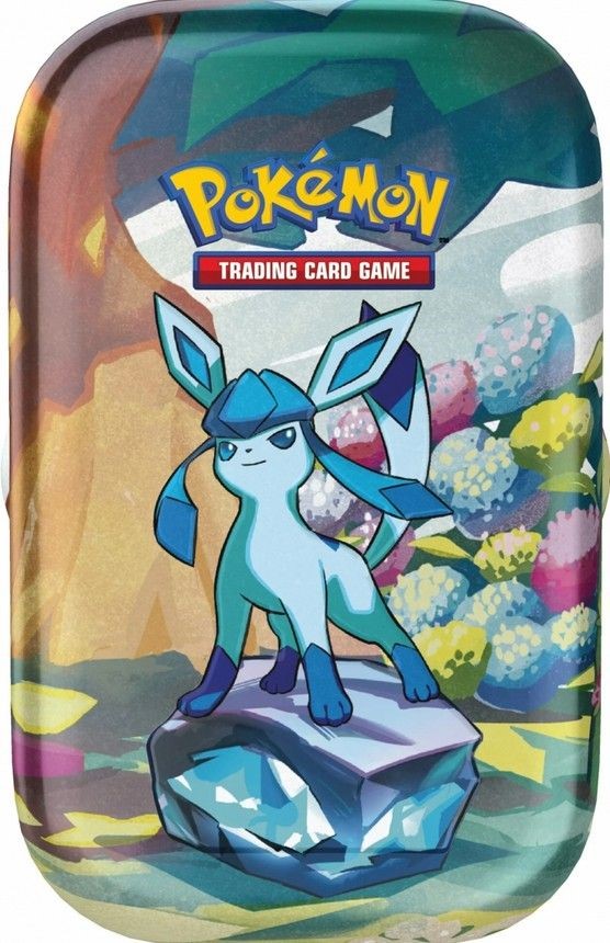 Pokémon TCG: Scarlet & Violet Prismatic Evolutions Mini Tin GLACEON ...