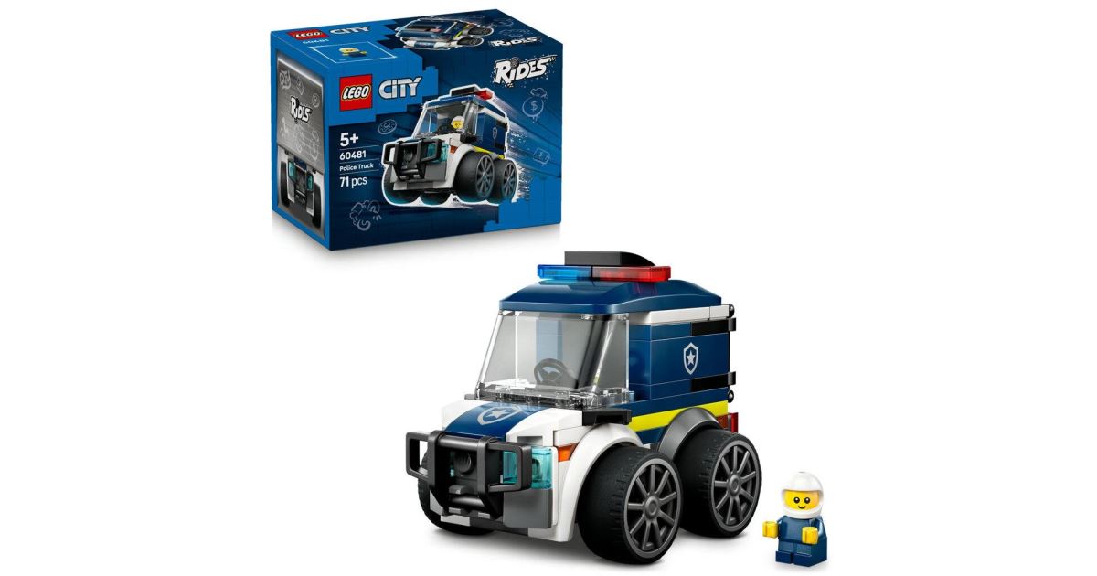 LEGO® CITY 60481 Autíčka – Policejní dodávka | Legenio - Specialista na ...